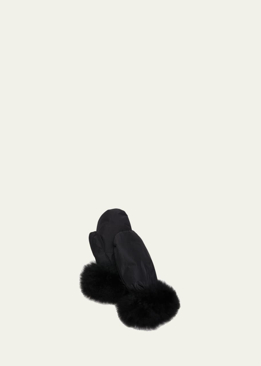 Yves Salomon Cashmere Goat Mittens - Bergdorf Goodman