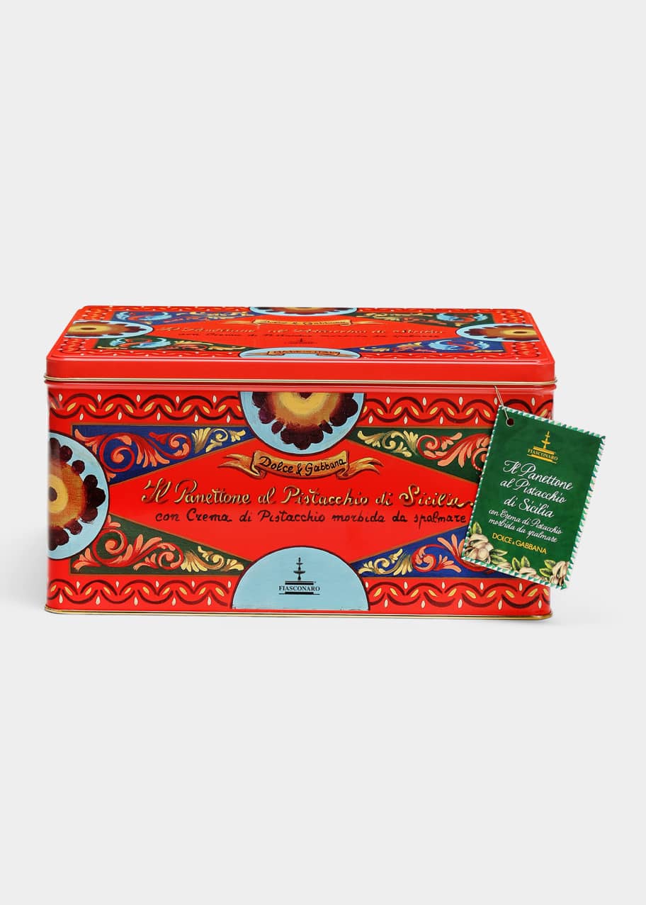 Fiasconaro Sicilian Pistachio Panettone With Pistachio Cream, 600G ...
