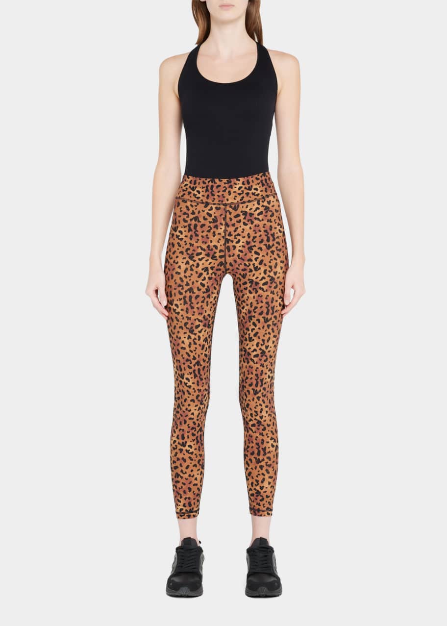 The Upside Leopard Mojave Midi Pant Leggings - Bergdorf Goodman