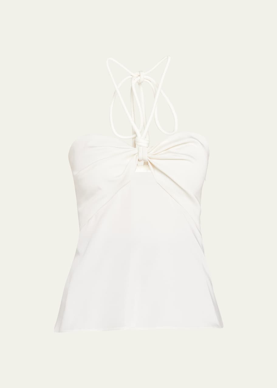 A.L.C. Anita Gathered Halter Top - Bergdorf Goodman