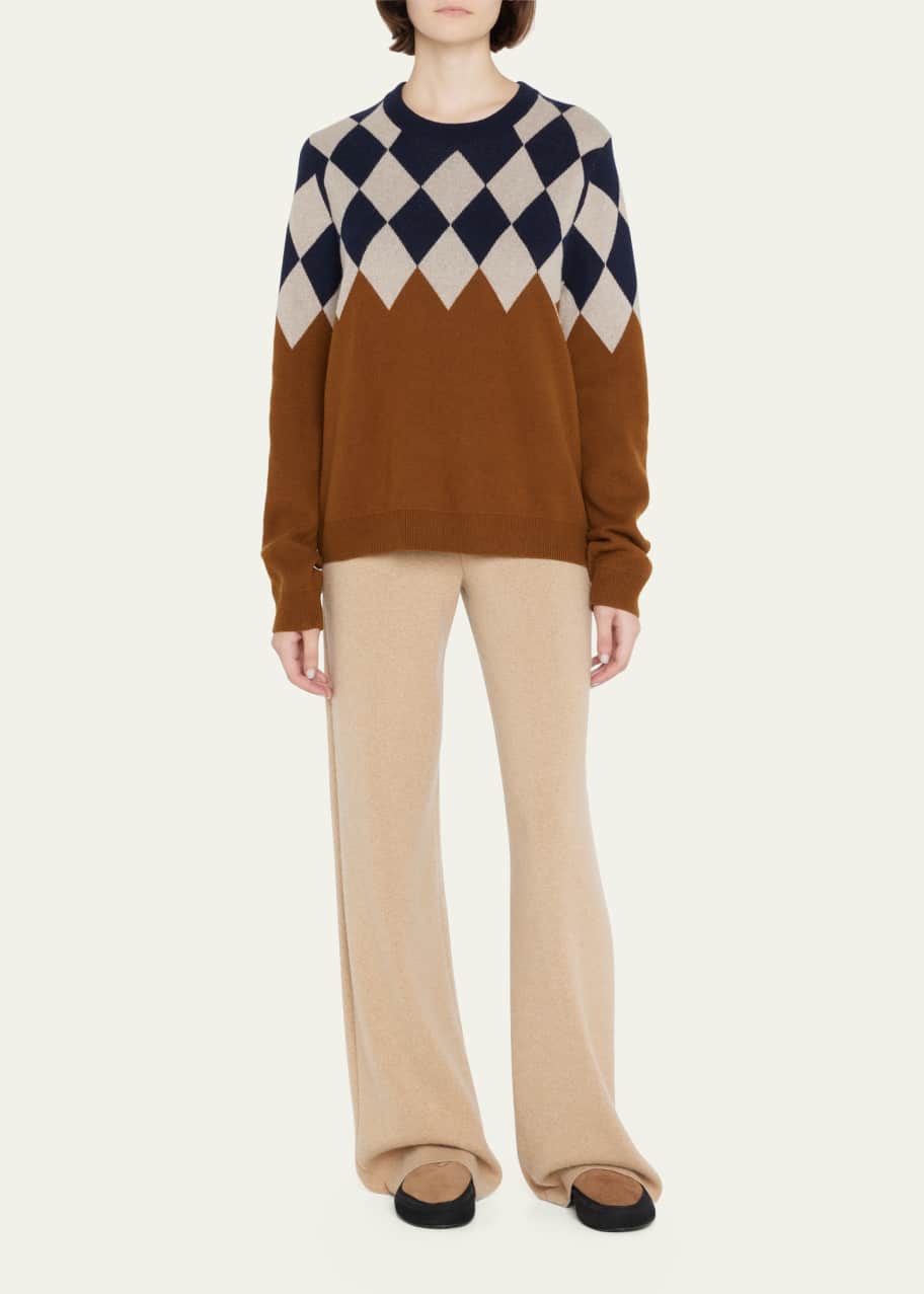 Kule The Bryce Diamond-Pattern Sweater - Bergdorf Goodman