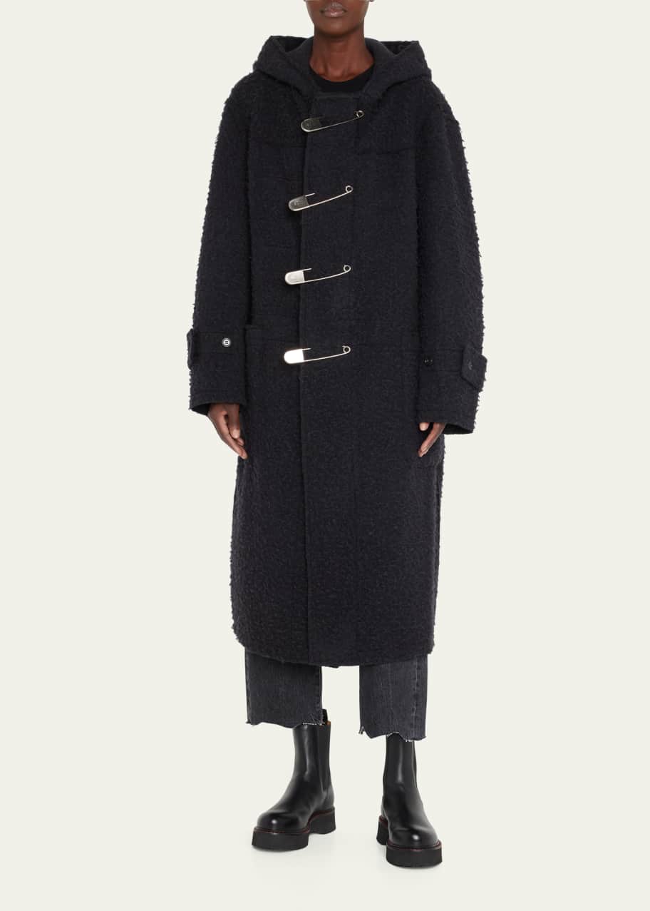 R13 Safety Pin Wool Coat - Bergdorf Goodman