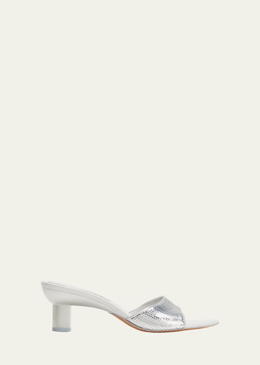 31 Phillip Lim Verona Metallic Kitten Heel Mule Sandals Bergdorf Goodman 1025