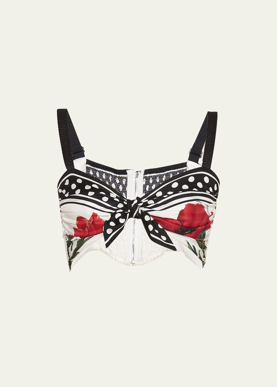 patterned bralette