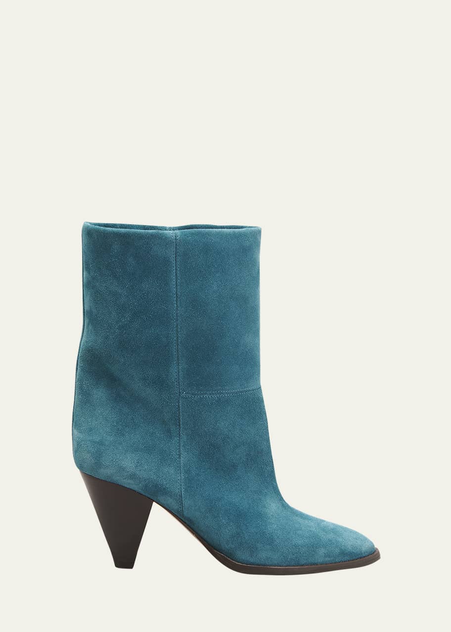 Isabel Marant Rouxa Suede Ankle Booties - Bergdorf Goodman