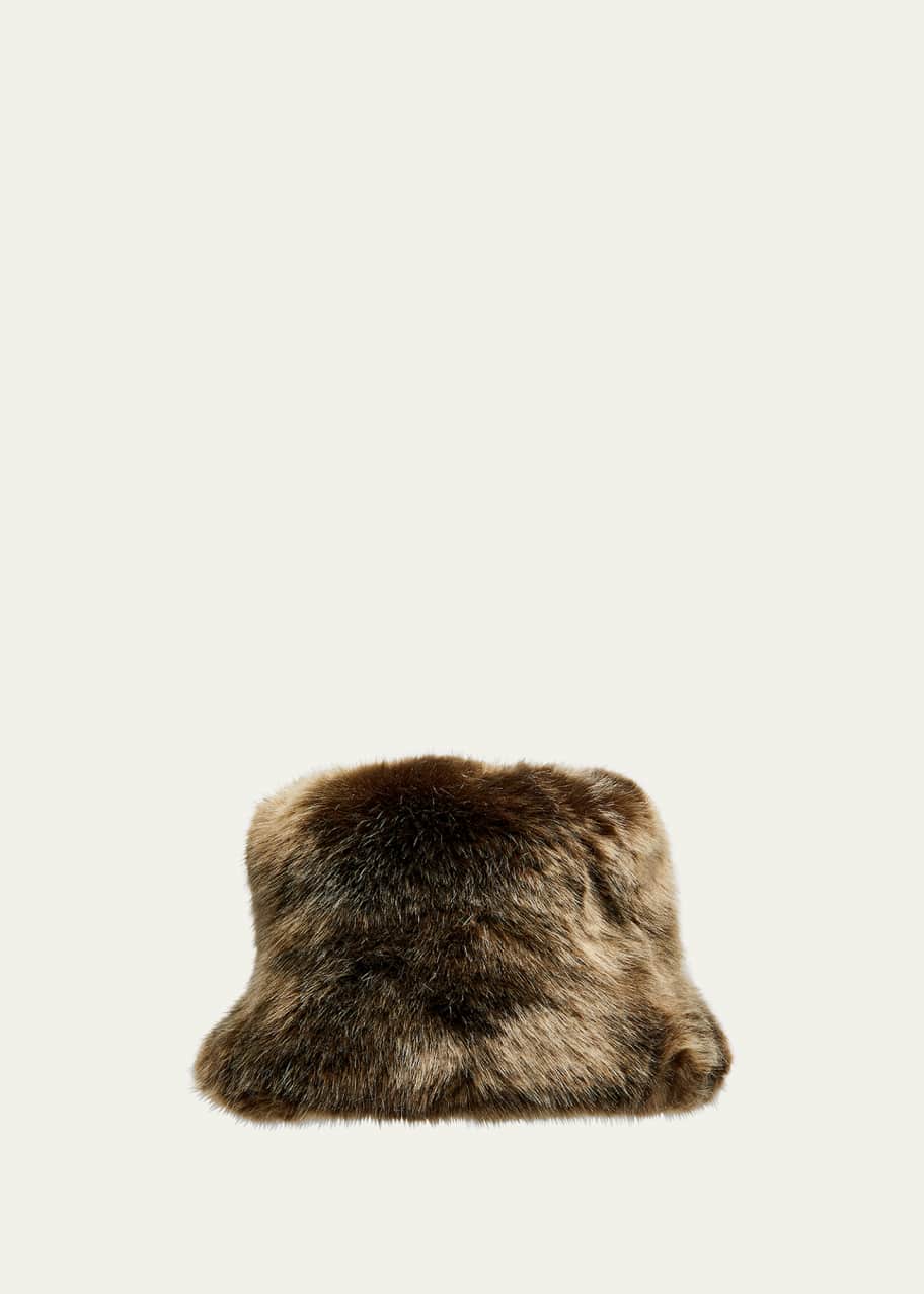 FAZ Fuzzy Faux Fur Cloche Hat - Bergdorf Goodman