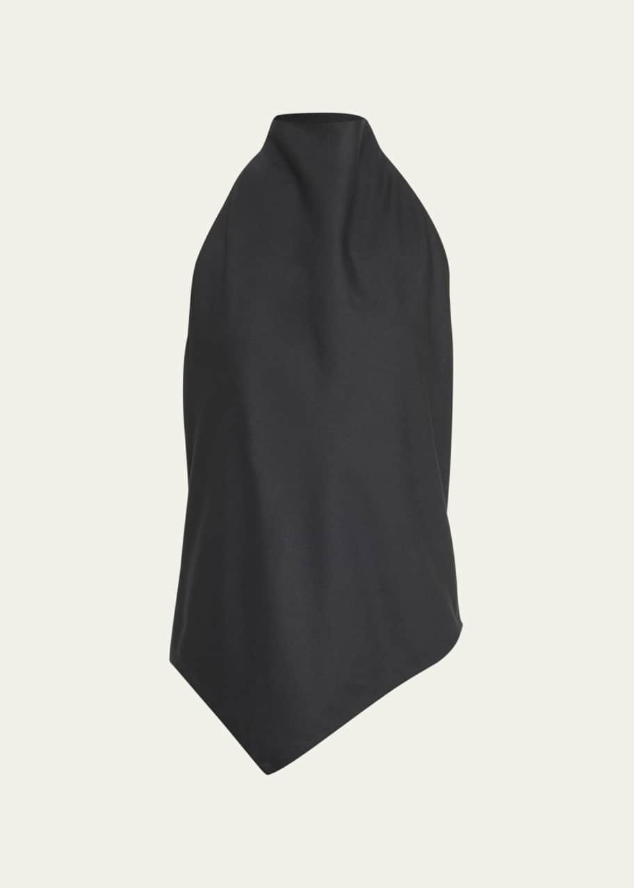 THE ROW Bence Open-Back Handkerchief Top - Bergdorf Goodman