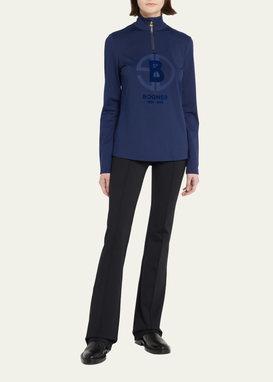 Bogner Beline Quarter Zip Jacket w/ Logo - Bergdorf Goodman