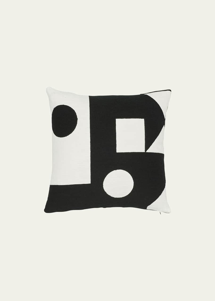 Schumacher Binary Embroidery Pillow - Bergdorf Goodman