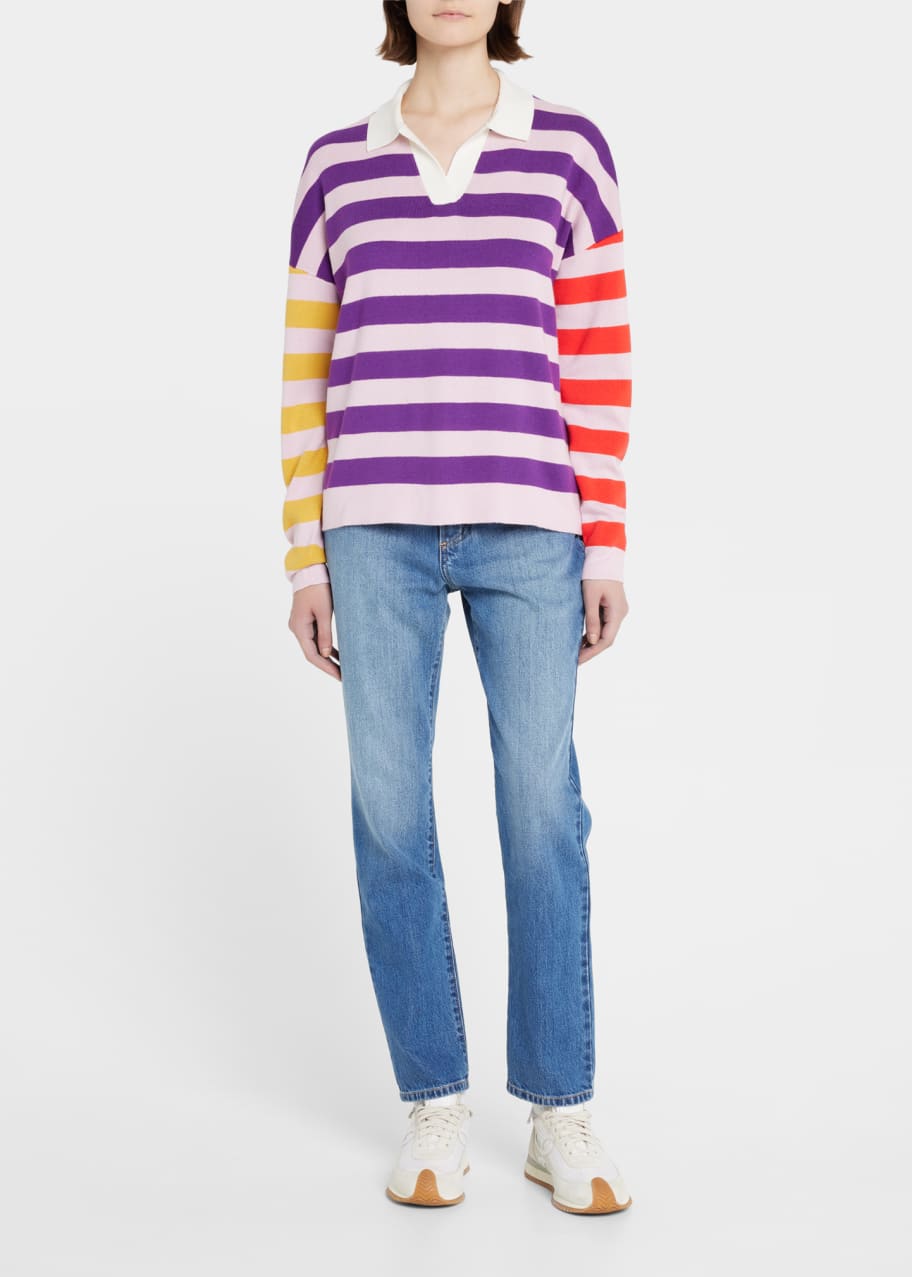 Kule The Joey Colorblock Stripe Rugby Shirt - Bergdorf Goodman
