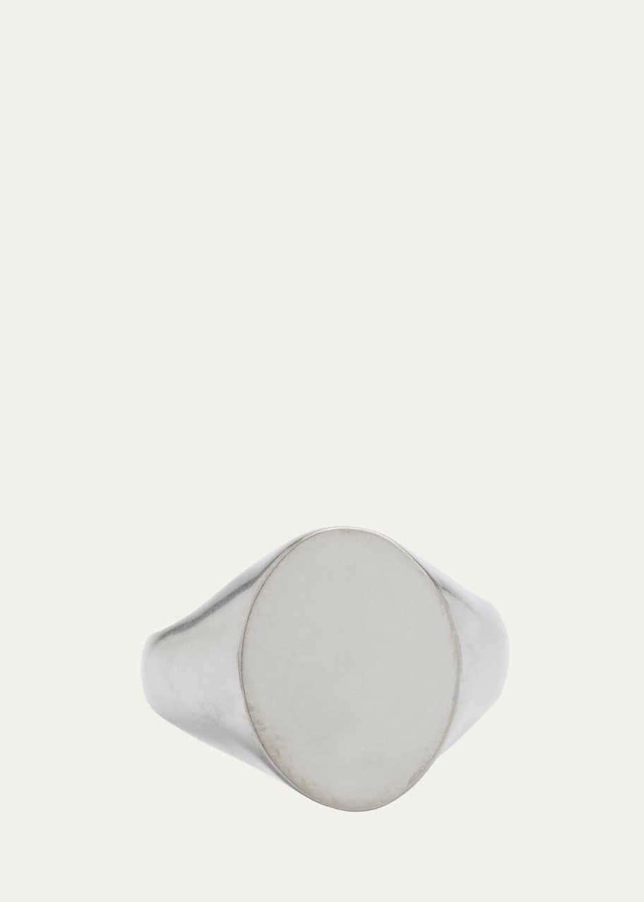 Maison Margiela Men's Oval Chevalier Ring - Bergdorf Goodman