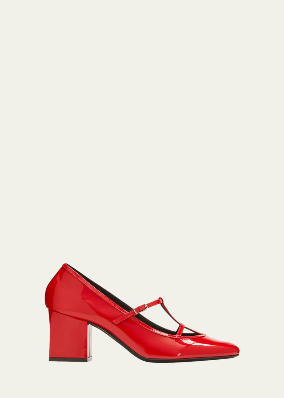 Khaite Fawn Calfskin Mary Jane Pumps - Bergdorf Goodman