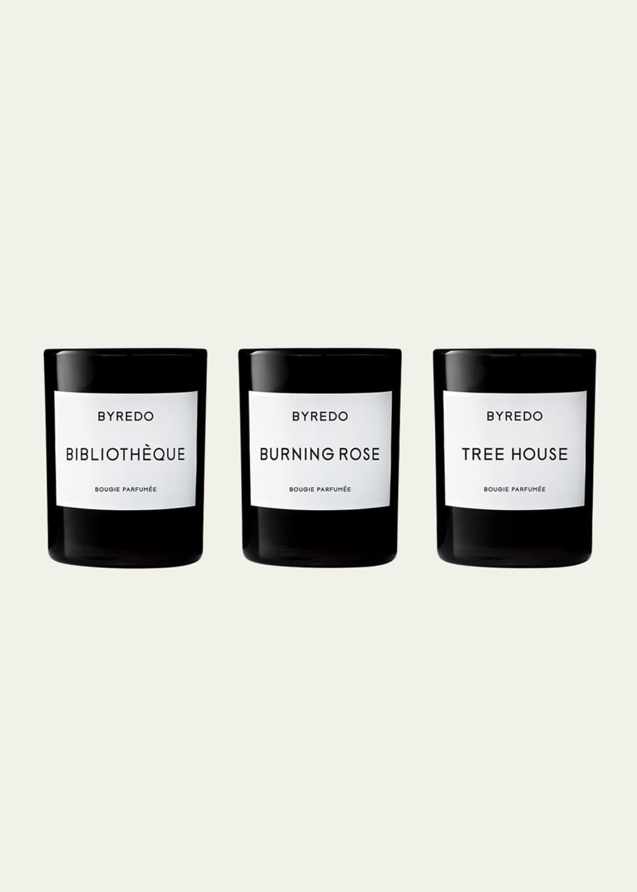 Byredo La Mini Selection Bois Candle Set, 3 x 2.4 oz. - Bergdorf Goodman