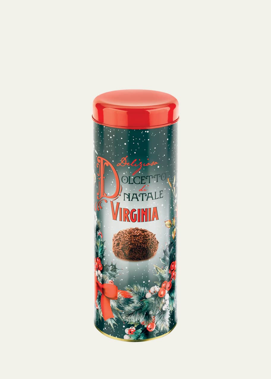 Amaretti Virginia Dolcetto Di Natale Holiday Round Tin - Bergdorf Goodman
