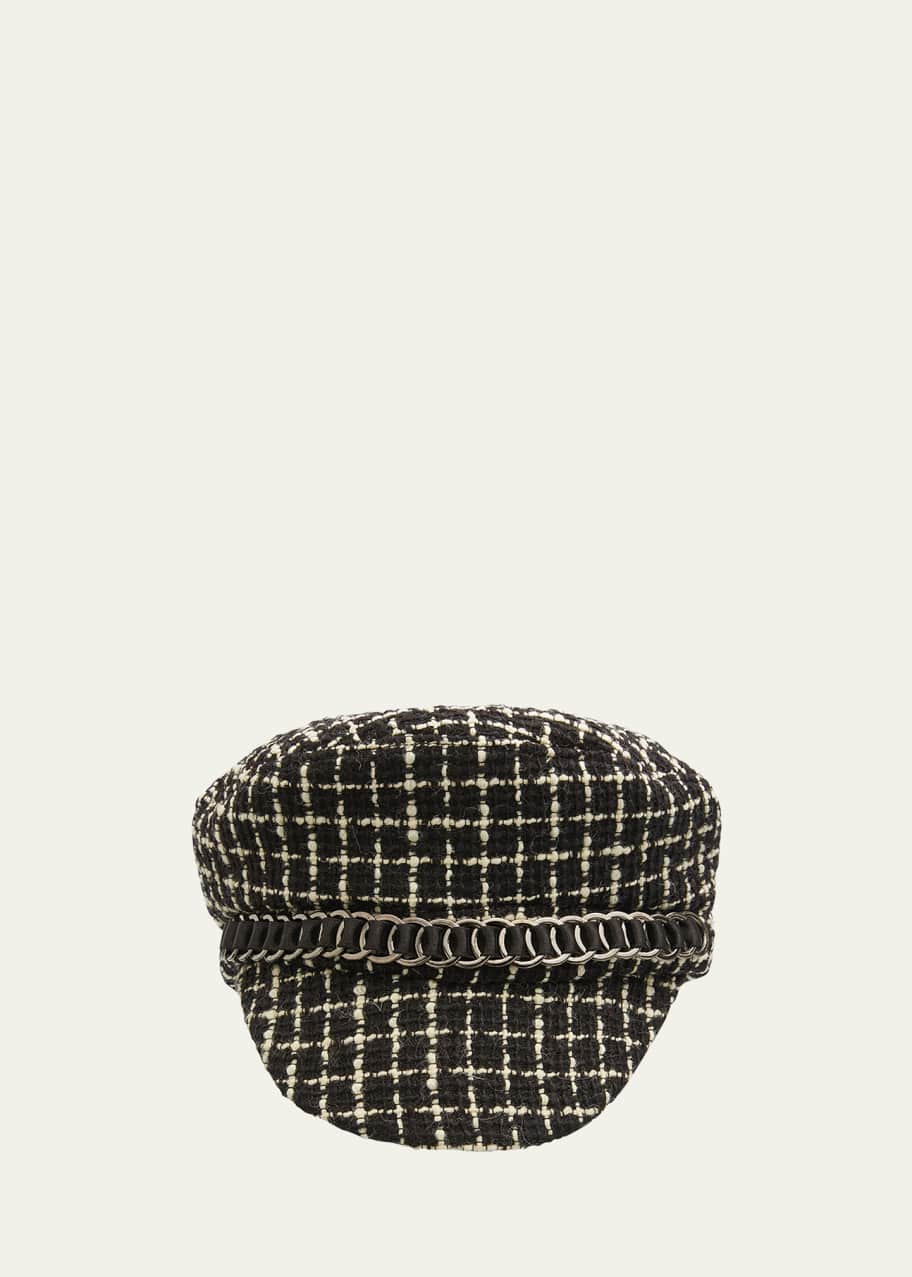 Kokin Tweed Baker Hat - Bergdorf Goodman