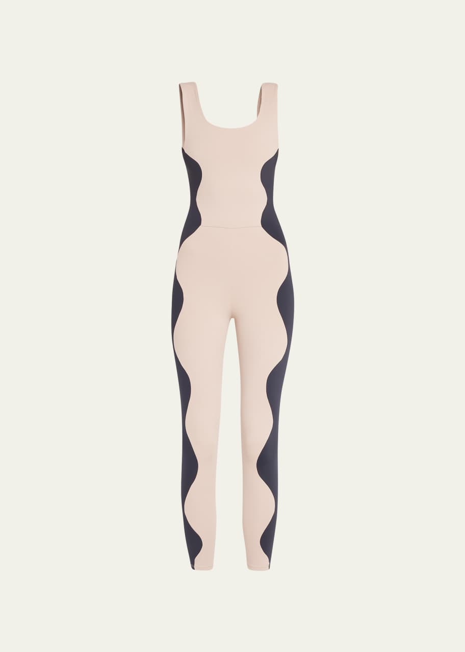 Port de Bras Colorblock Wave Unitard - Bergdorf Goodman