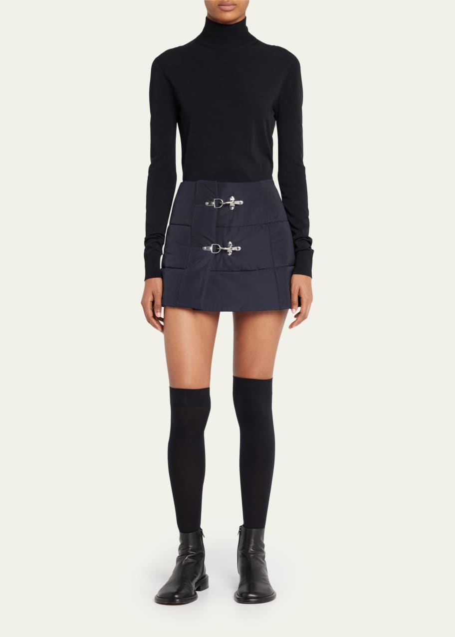 Monse Puffy Techno Mini Skirt - Bergdorf Goodman
