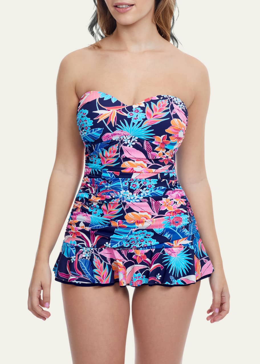 Gottex Bohemian Gypsy Bandeau Swim Dress - Bergdorf Goodman