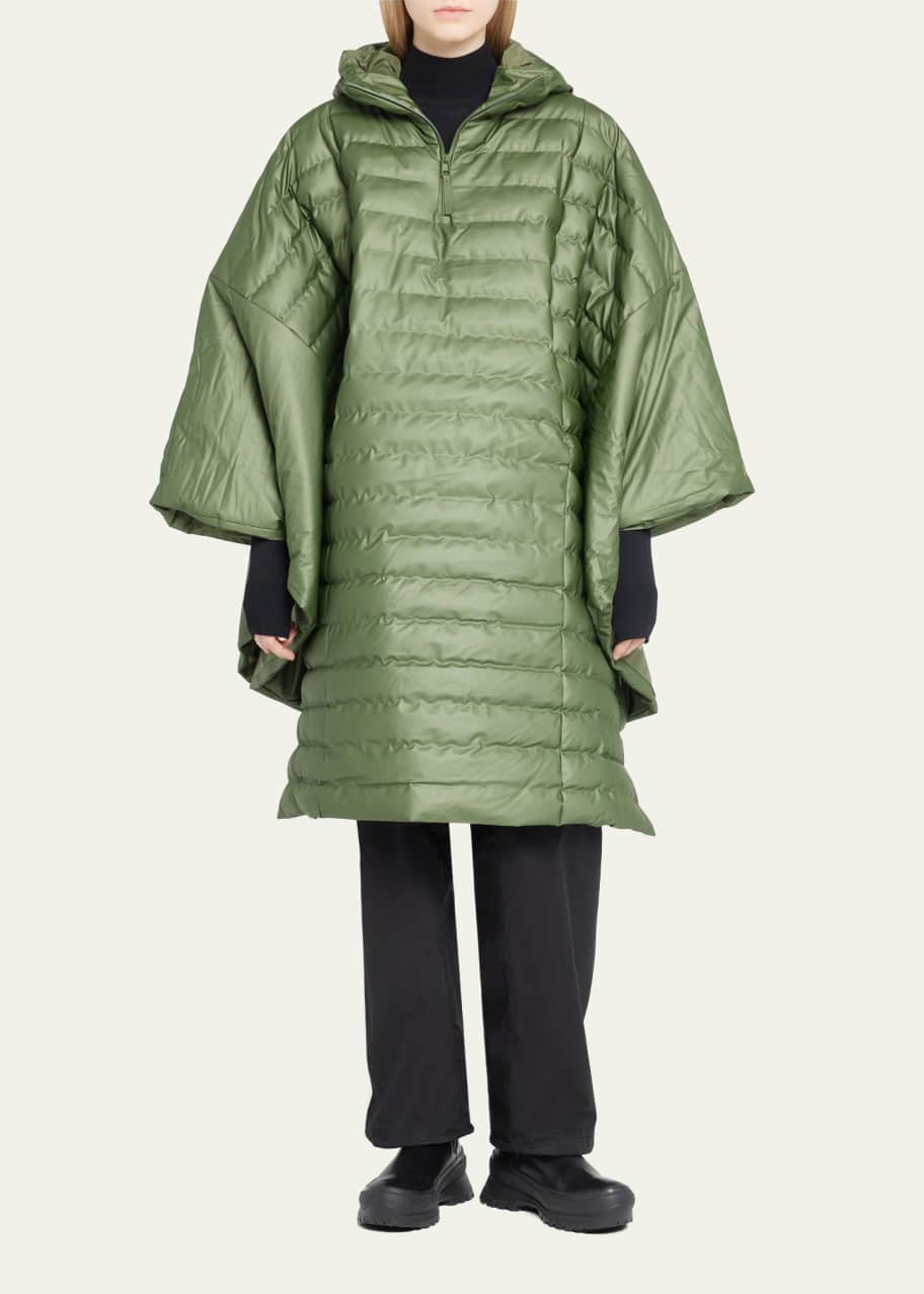Rains Trekker Quilted Cape - Bergdorf Goodman