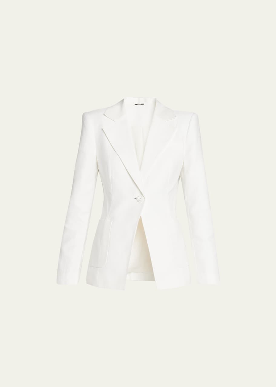 Alexis Leanne Notched-Lapel Cutaway Jacket - Bergdorf Goodman