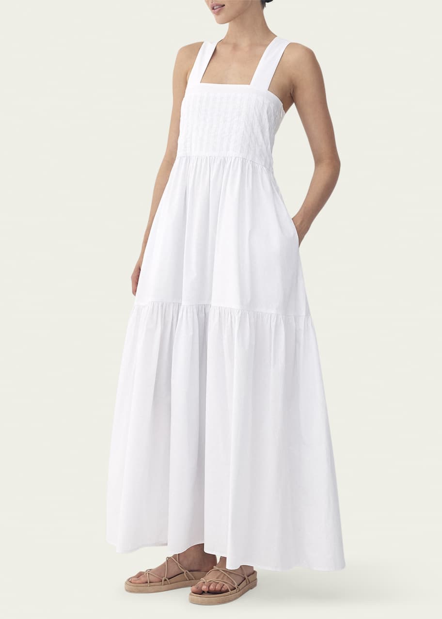 BIRD & KNOLL Penelope Cotton Poplin Maxi Dress - Bergdorf Goodman