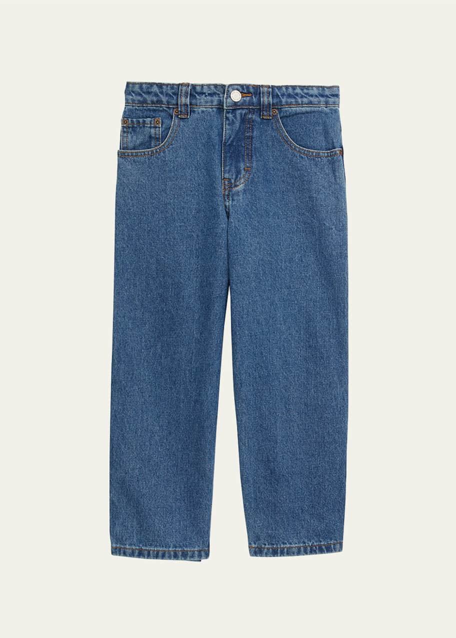 Molo Kid's Aiden Wide Leg Jeans, Size 4-7 - Bergdorf Goodman
