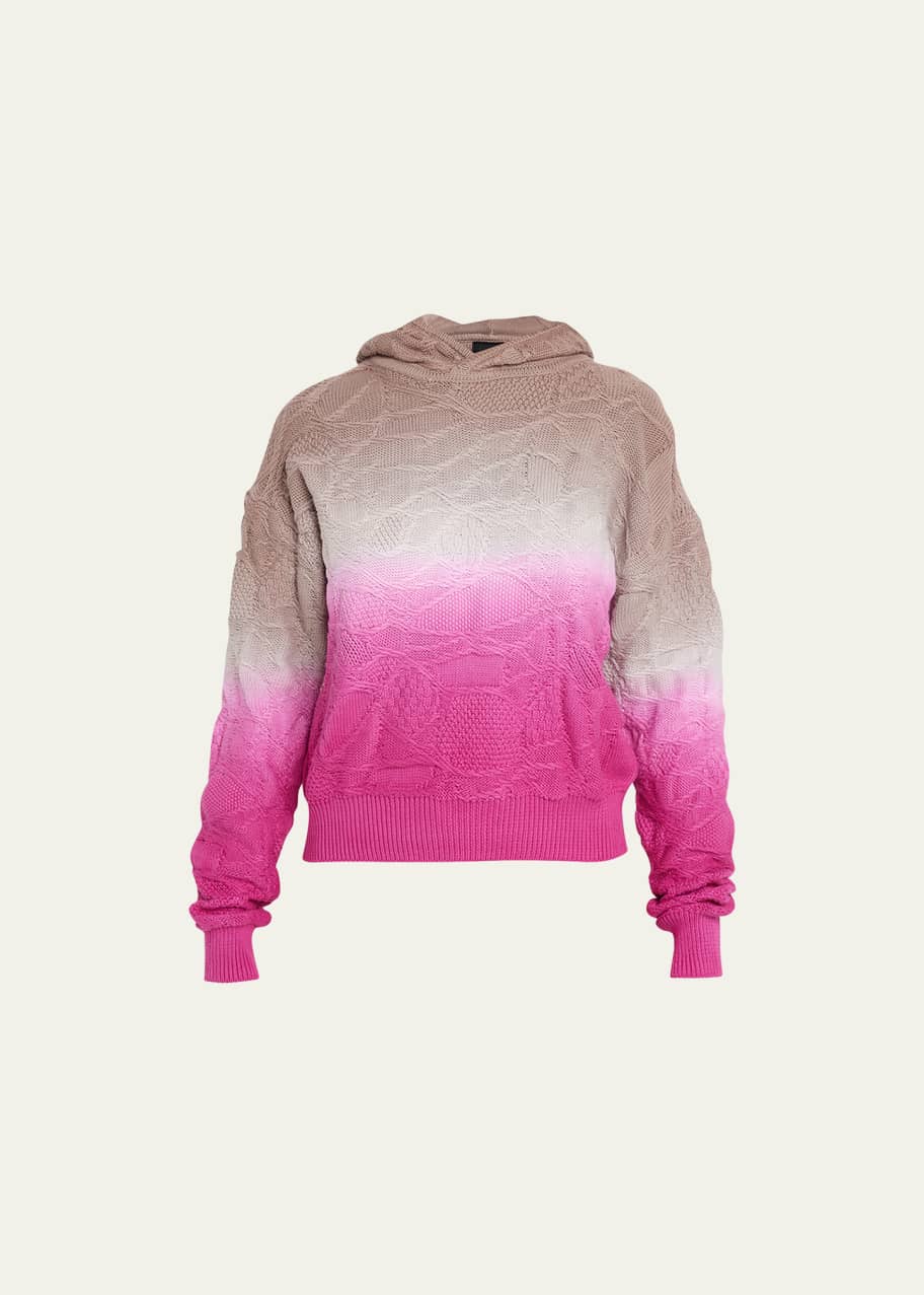 TWENTY MONTREAL Crossover Netting Sweater Hoodie - Bergdorf Goodman