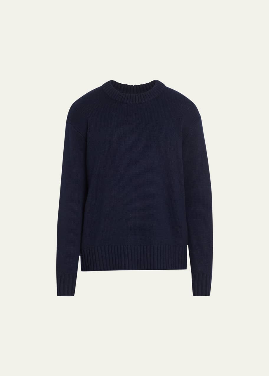 Lisa Yang Men's Claude 5-Gauge Cashmere Knit Sweater - Bergdorf Goodman
