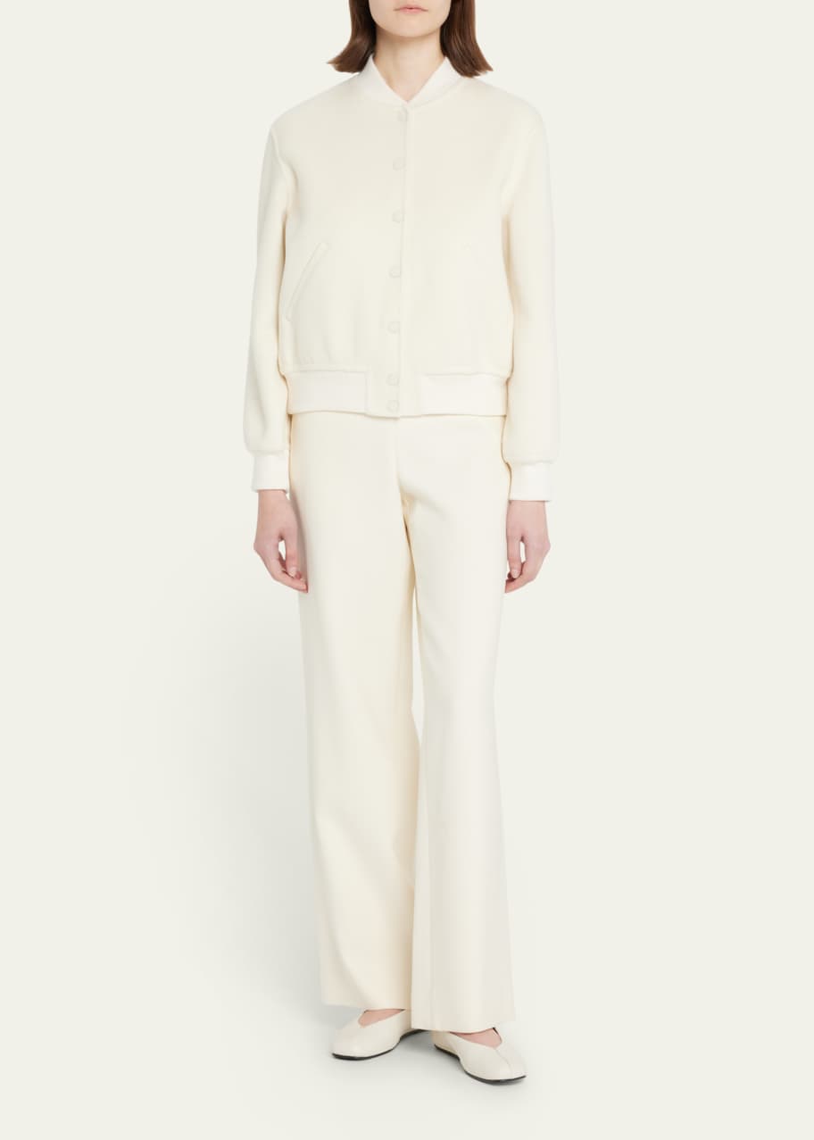 Theory New Divide Wool-Cashmere Varsity Jacket - Bergdorf Goodman