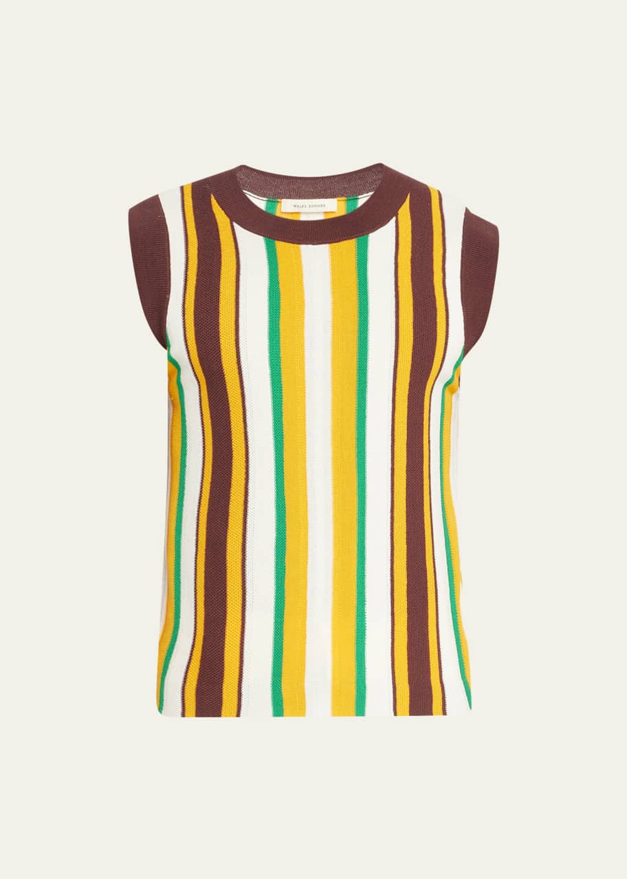Wales Bonner Men's Vertical Striped Sweater Vest - Bergdorf Goodman