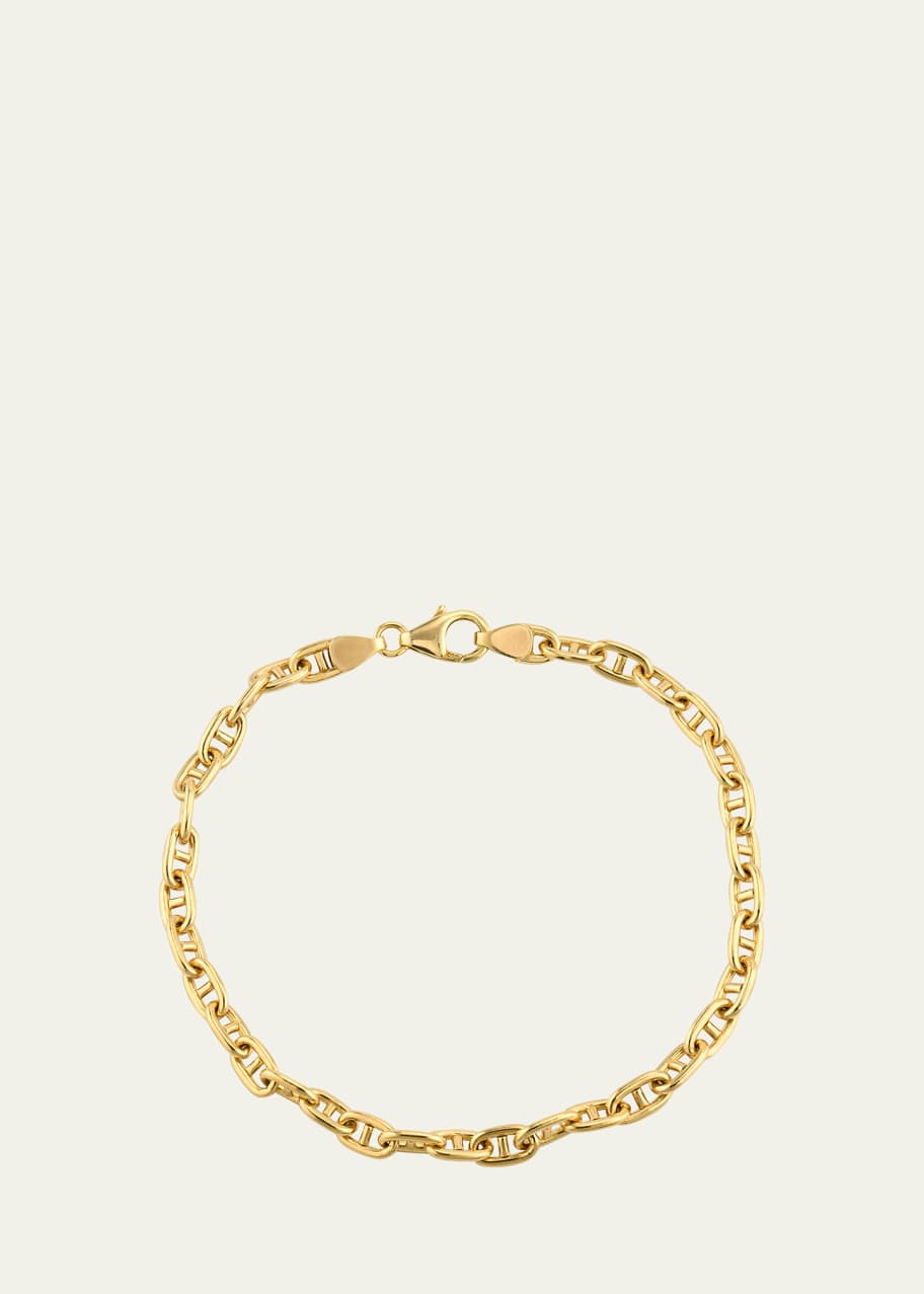 Bergdorf Goodman Men's 14K Yellow Gold Large Marine Link Chain Bracelet ...