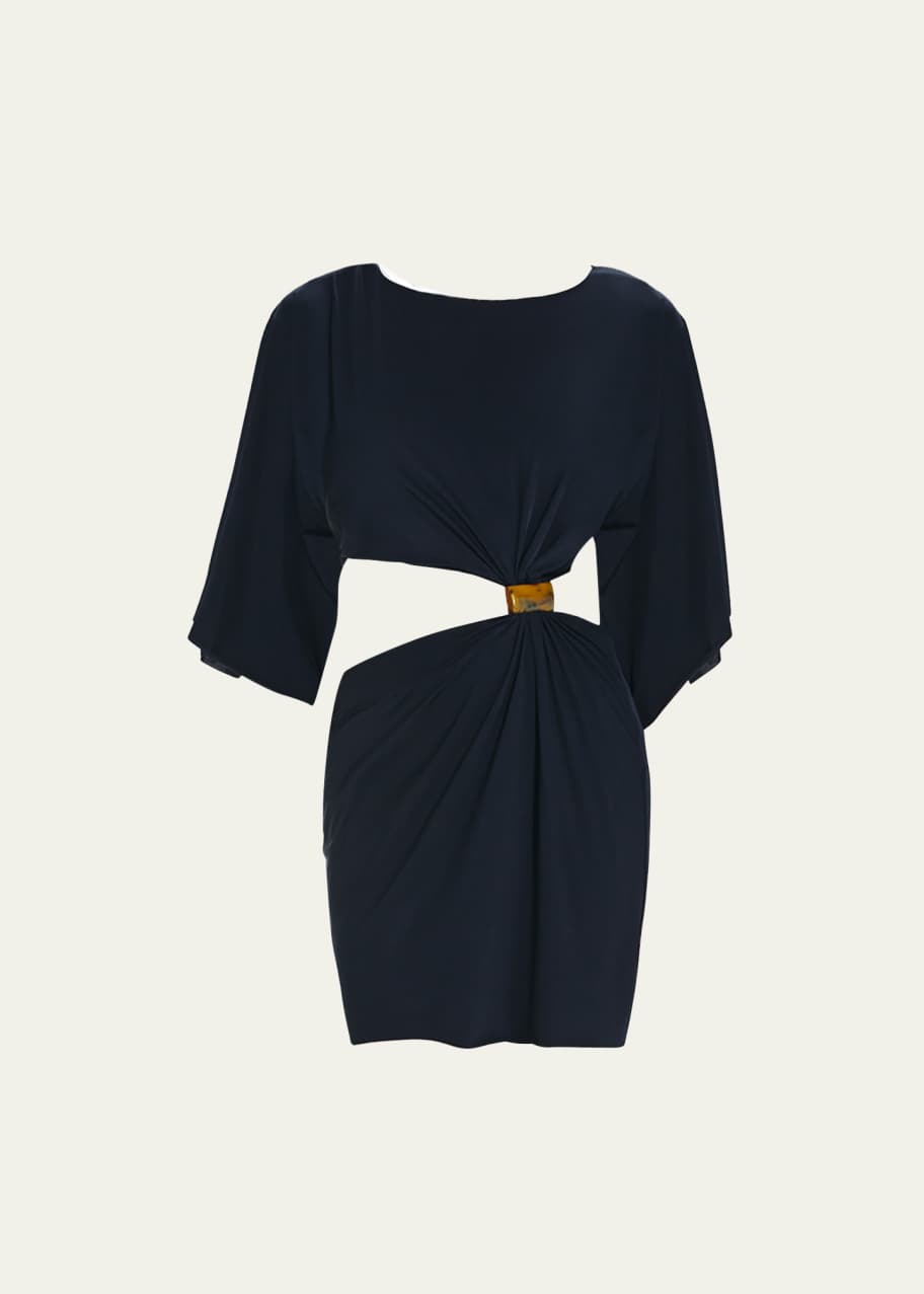 Vix Zaila Cutout Coverup Mini Dress - Bergdorf Goodman