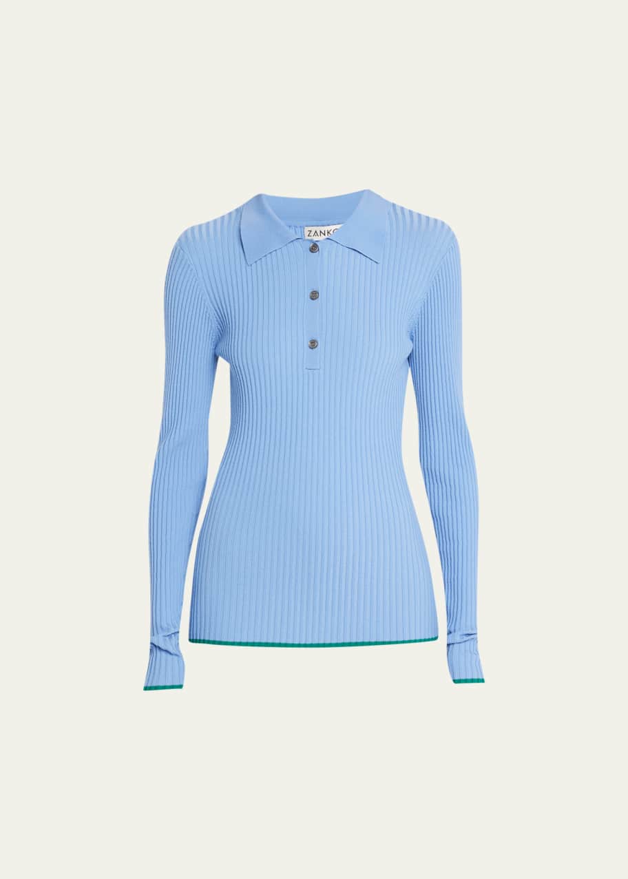 ZANKOV Brembo Long-Sleeve Collared Shirt - Bergdorf Goodman