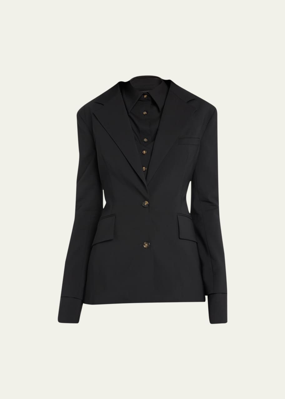 A.W.A.K.E. MODE Tailored Jacket with Shirt Insert - Bergdorf Goodman