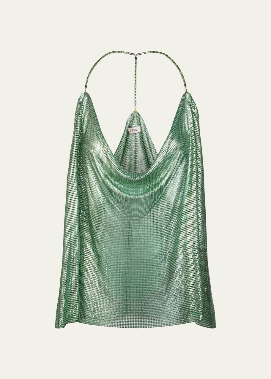 Et Ochs Minka Metallic Chainmail Tank Top - Bergdorf Goodman