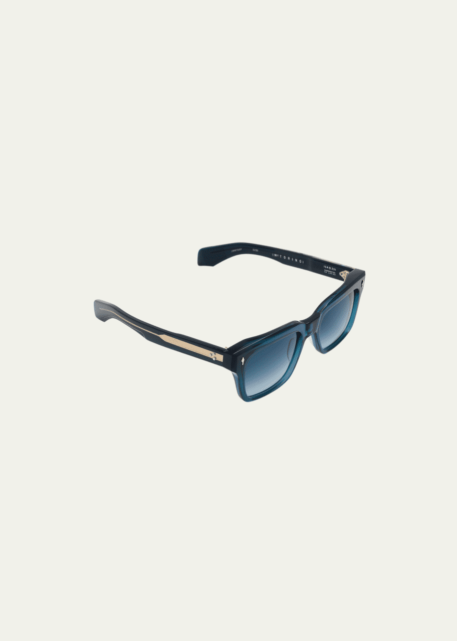 Jacques Marie Mage Men's Torino Gradient Lens Square Sunglasses ...