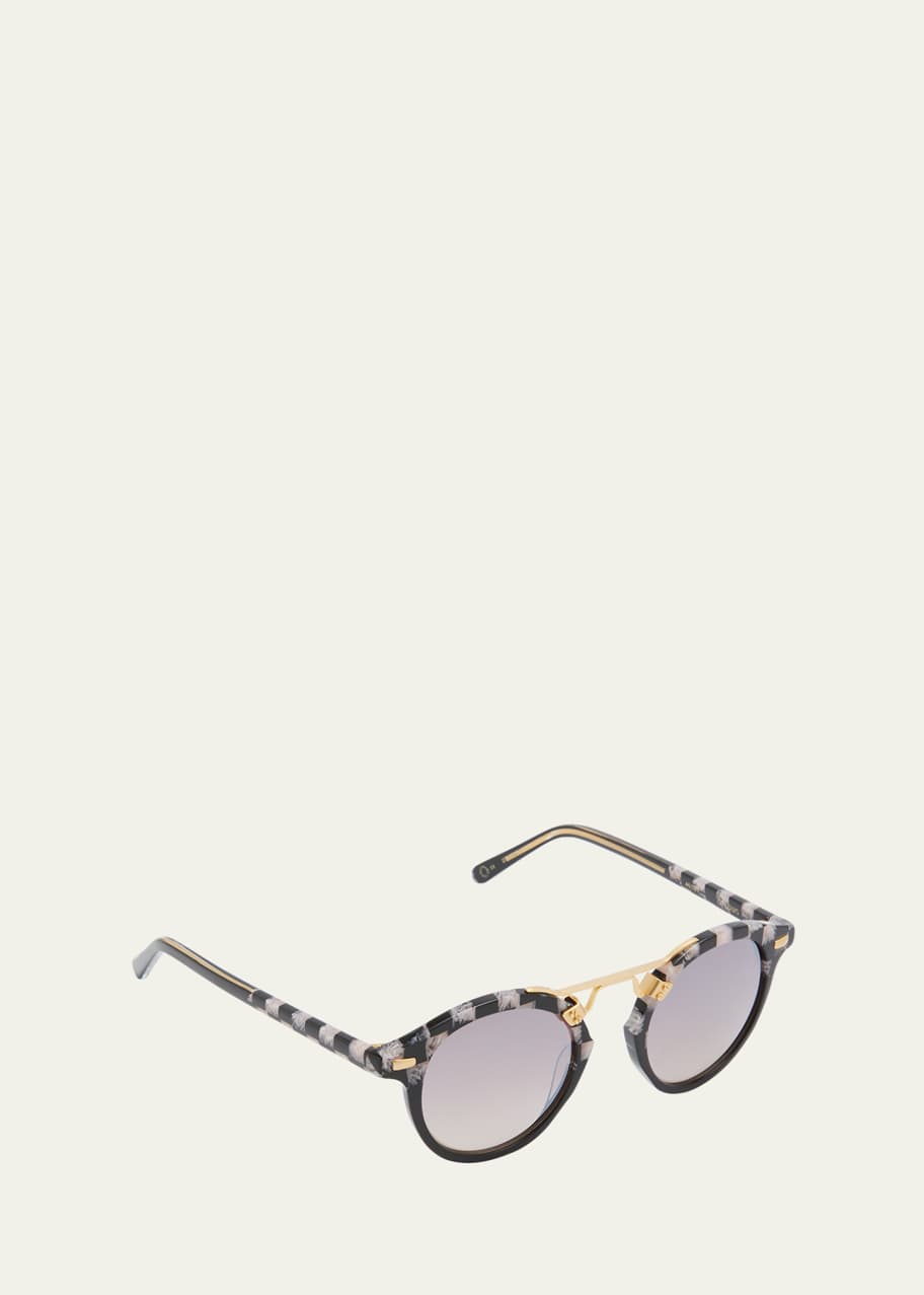 Palm Angels Men's Raymond Round Acetate Sunglasses - Bergdorf Goodman