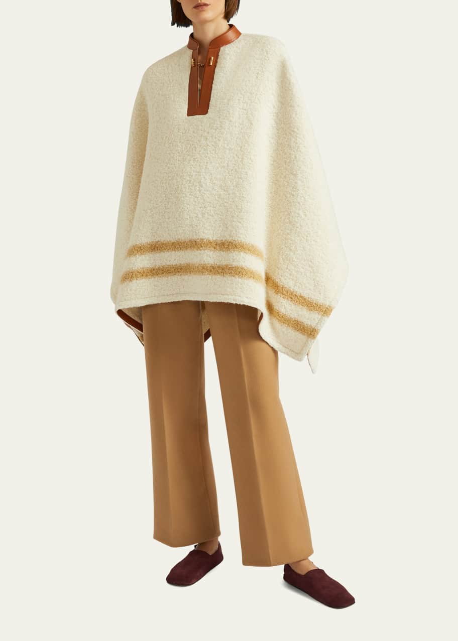 Loro Piana Mant Avice Boucle Alpaca Cape - Bergdorf Goodman