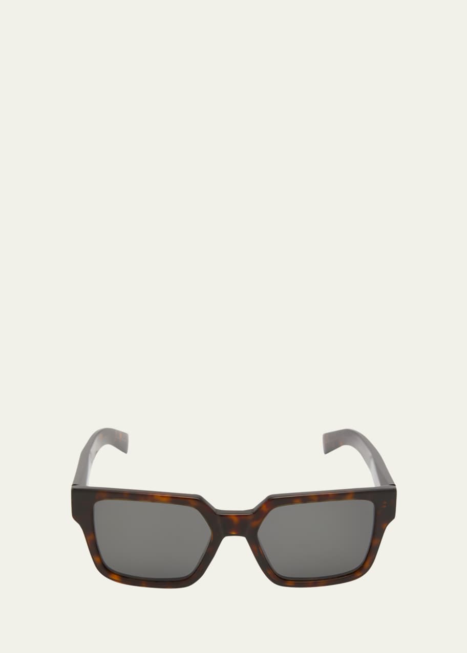 Prada Men's Logo Rectangle Sunglasses - Bergdorf Goodman