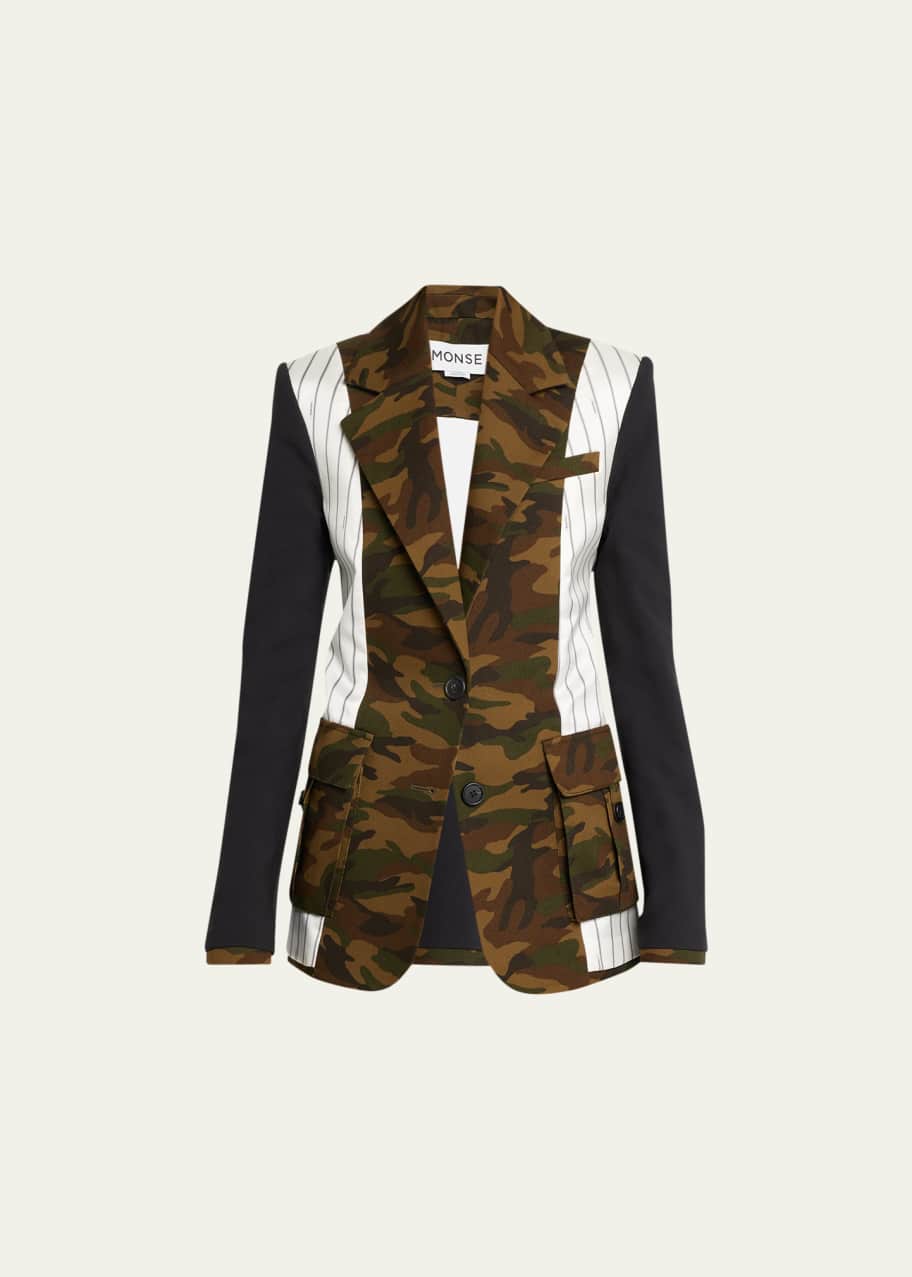 Monse Inside-Out Open-Back Blazer Jacket - Bergdorf Goodman
