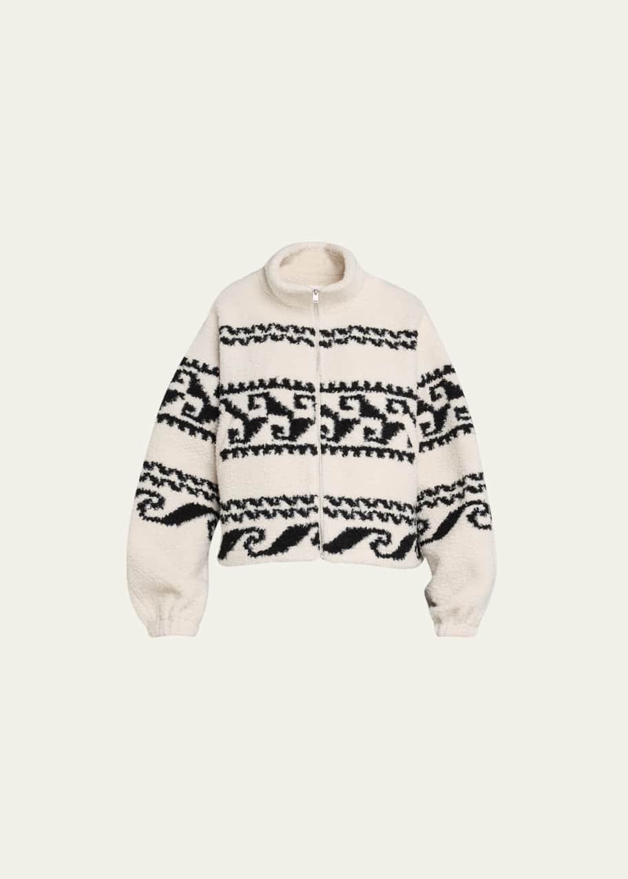 Etoile Isabel Marant Mackensy Wool Zip-Front Jacket - Bergdorf Goodman