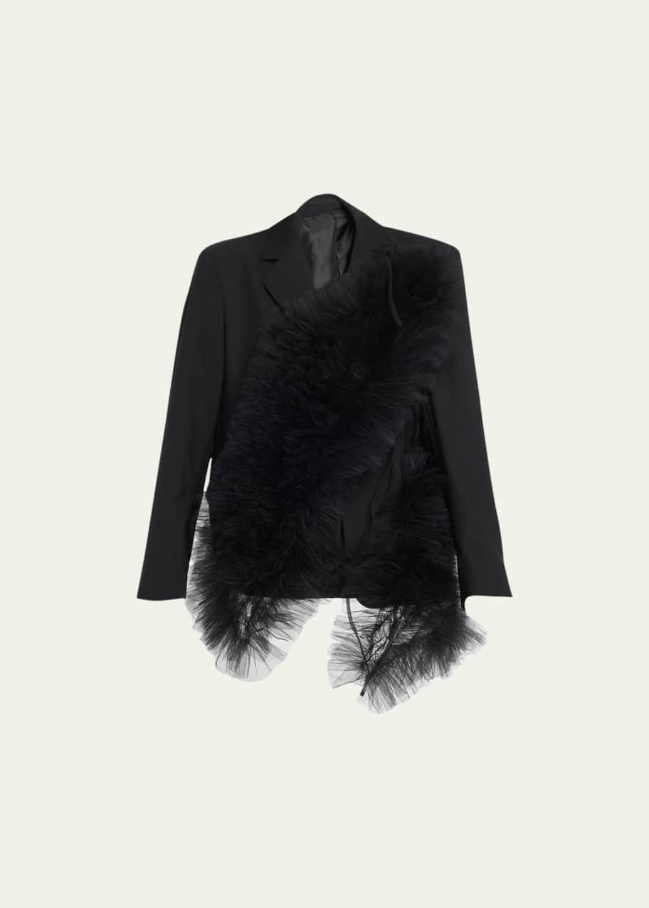 Act No1 Oversized Ruffle Jacket - Bergdorf Goodman
