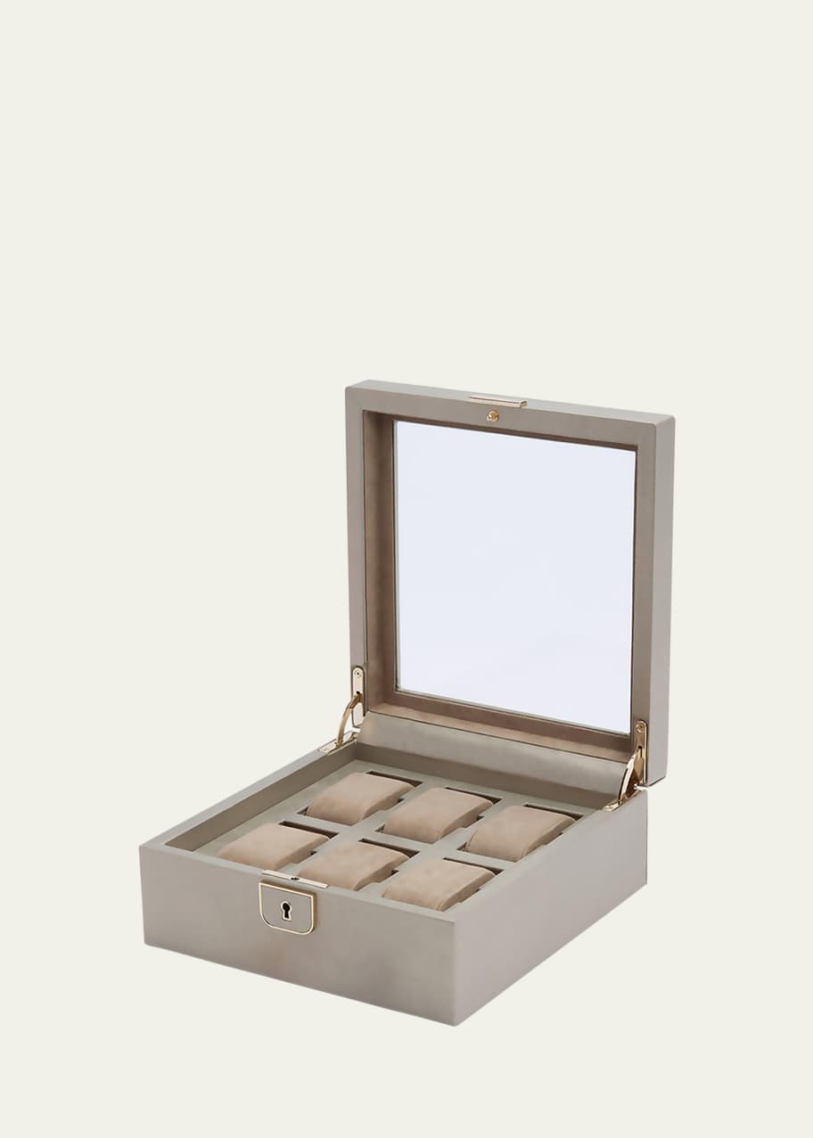 WOLF Palermo 6-Piece Watch Box - Bergdorf Goodman