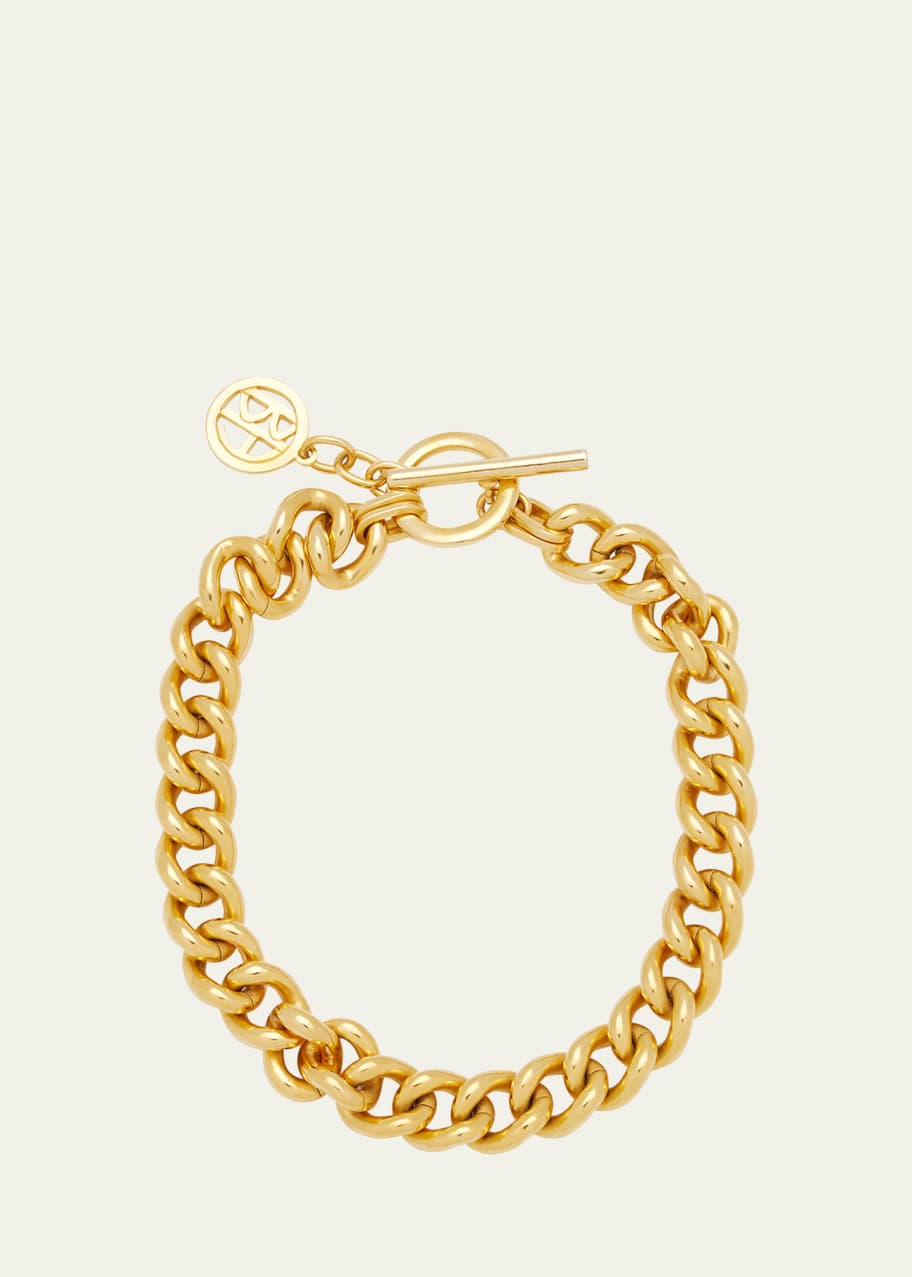Ben-Amun Golden Large Curb Chain Necklace - Bergdorf Goodman