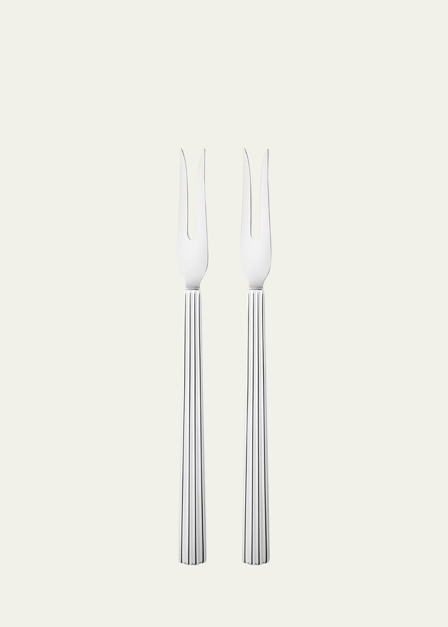 Georg Jensen Bernadotte Cold Cut Forks - Set of 2 - Bergdorf Goodman