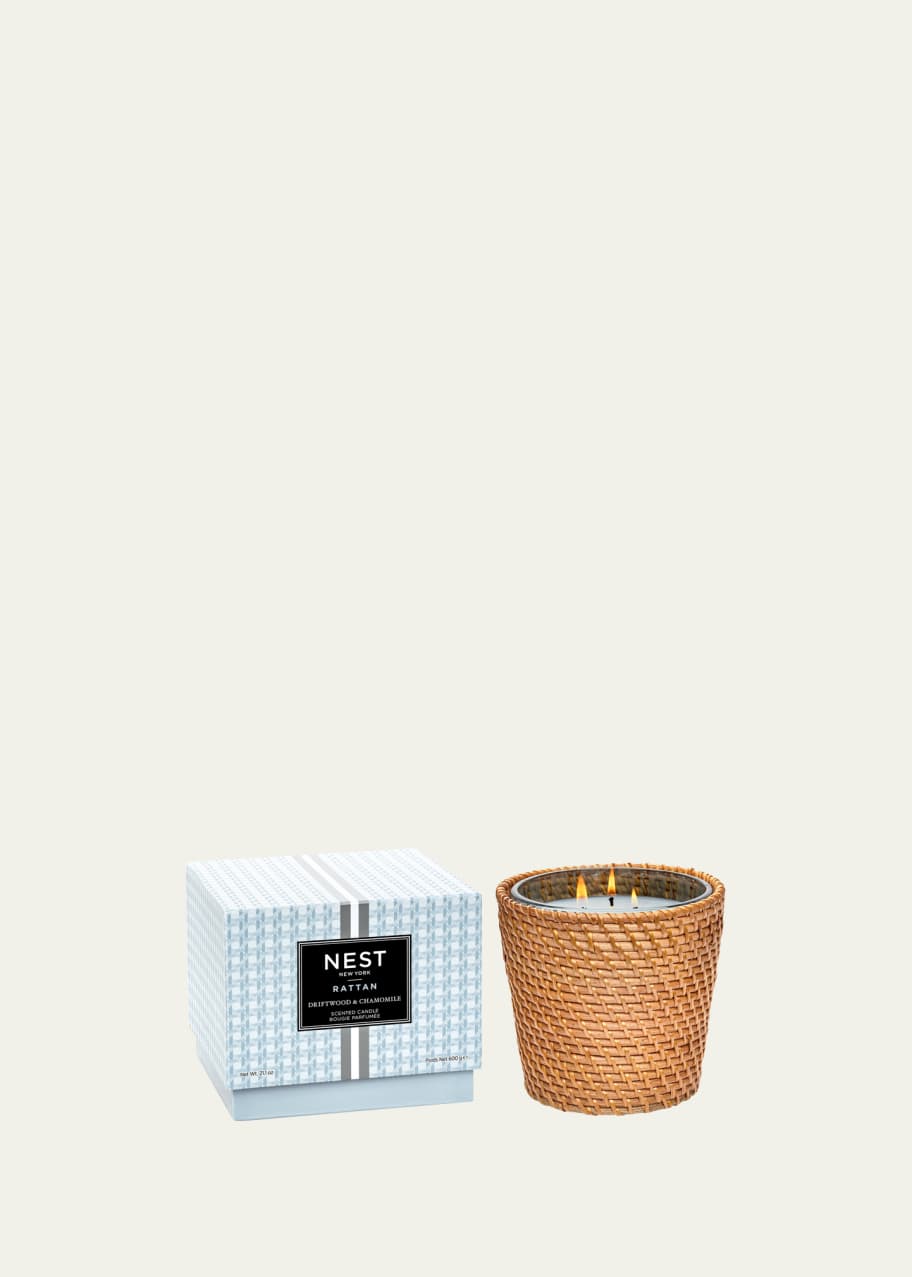 NEST New York Rattan Driftwood and Chamomile 3-Wick Candle, 21.2 oz ... NEST New York Rattan Driftwood and Chamomile 3-Wick Candle, 21.2 oz ...