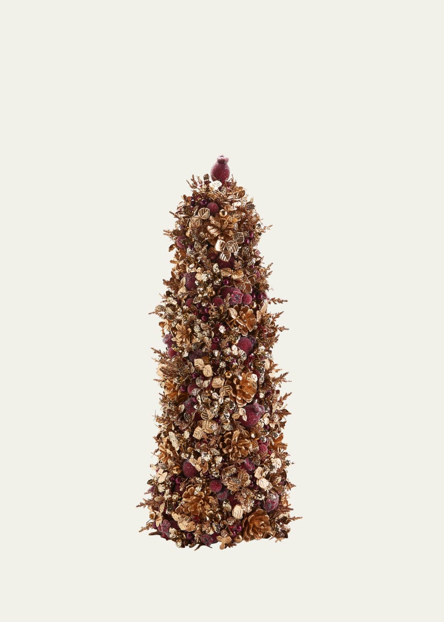 Salzburg Creations 24" Bountiful Elegance Christmas Tree - Bergdorf Goodman