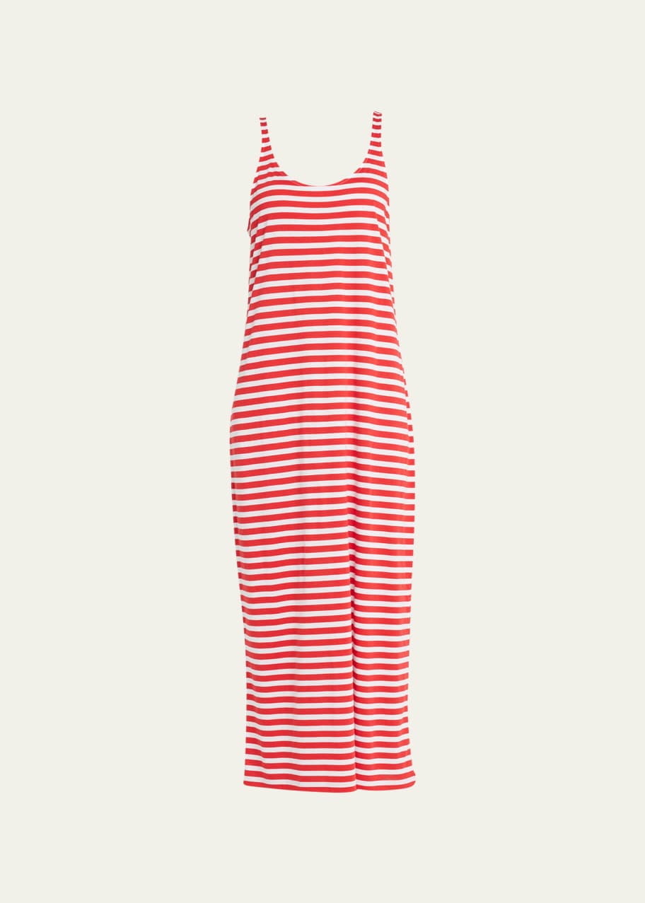 Hanro Laura Side-Slit Cotton-Modal Nightgown - Bergdorf Goodman