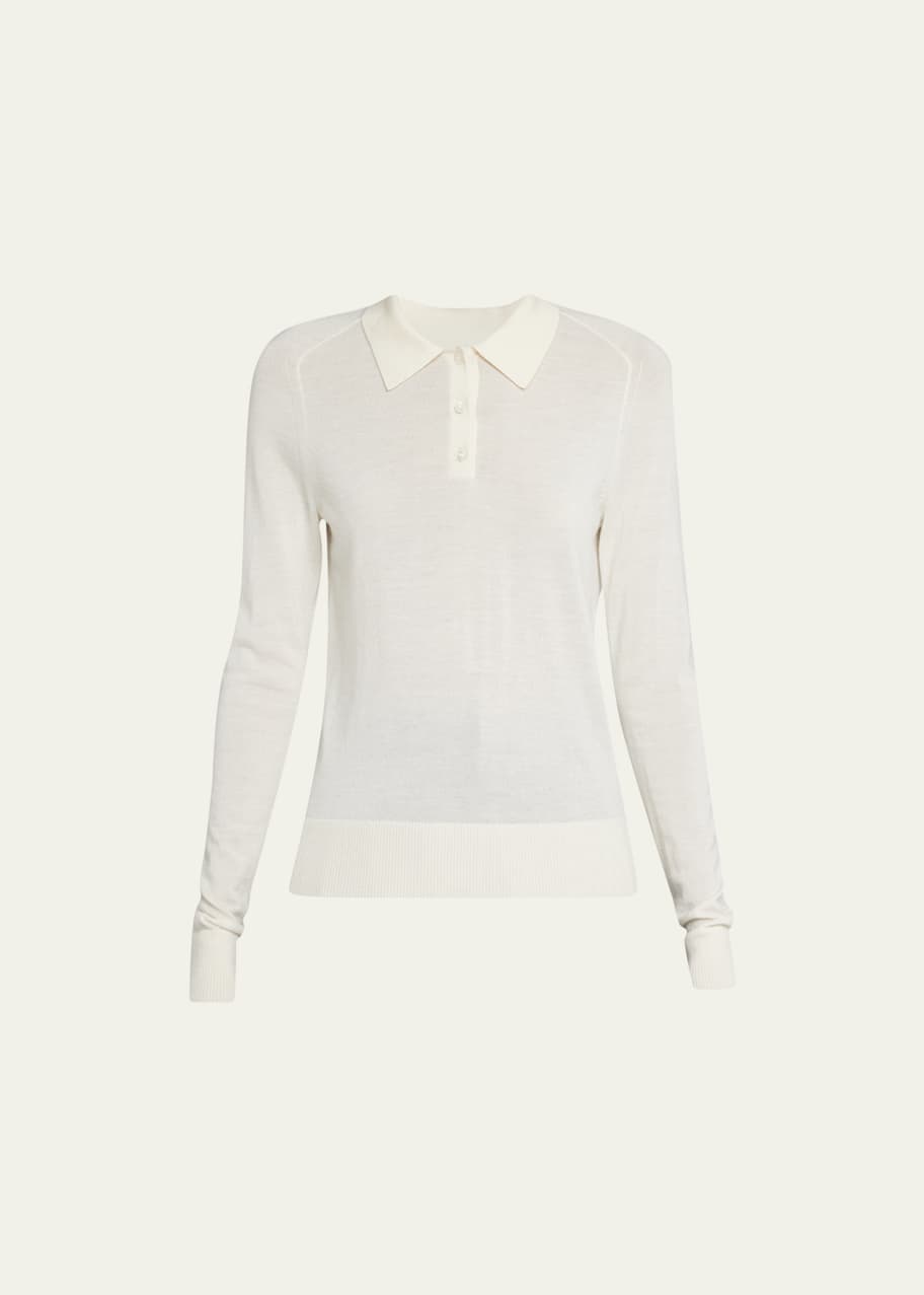 Co Cashmere Polo Sweater - Bergdorf Goodman