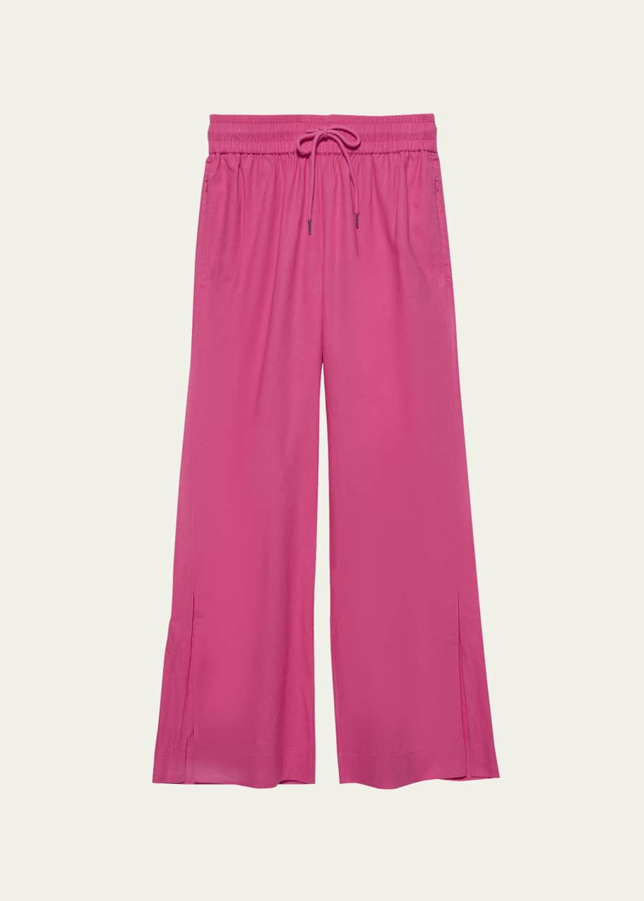 FRAME Linen Drawstring Lounge Pants - Bergdorf Goodman